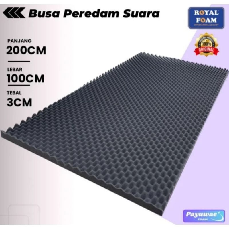Jual Busa Peredam suara Ruangan studio musik Podcast ukuran 200cm × 100 ...
