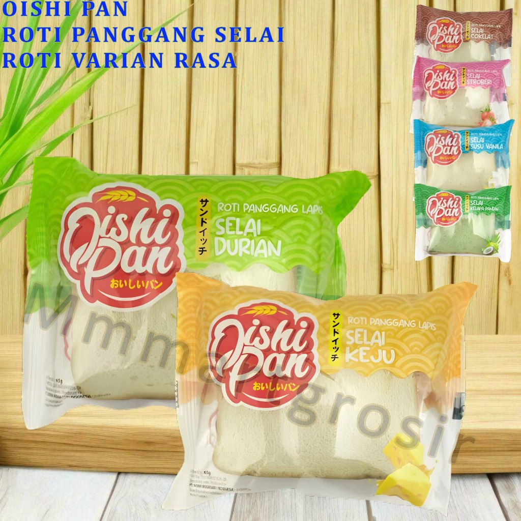 Jual Oishi Pan / Roti Panggang Selai / Roti Selai Varian Rasa / 65gr ...