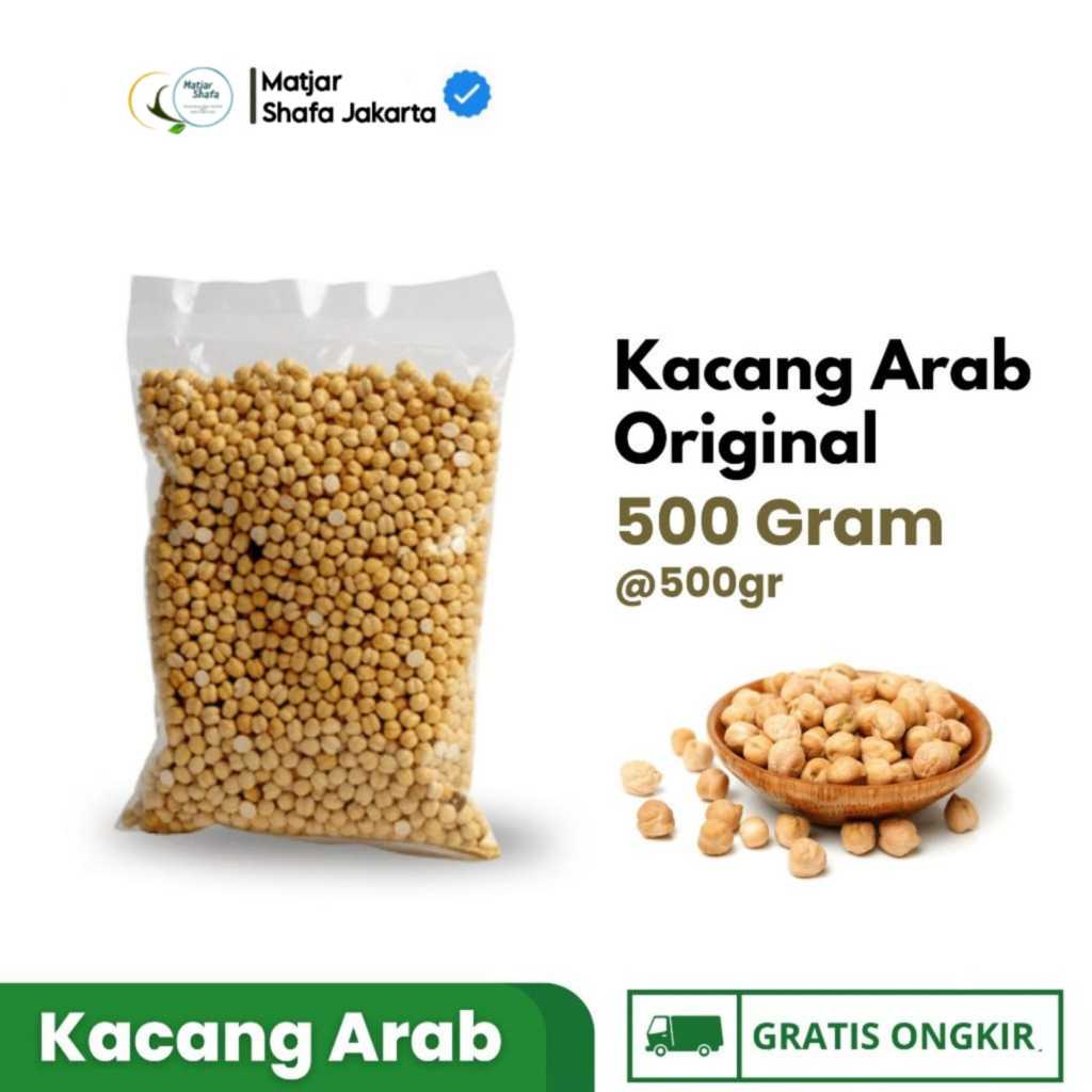 Jual kacang Arab 500gr Kemasan Wraping Premium / Kacang Arab jagung ...