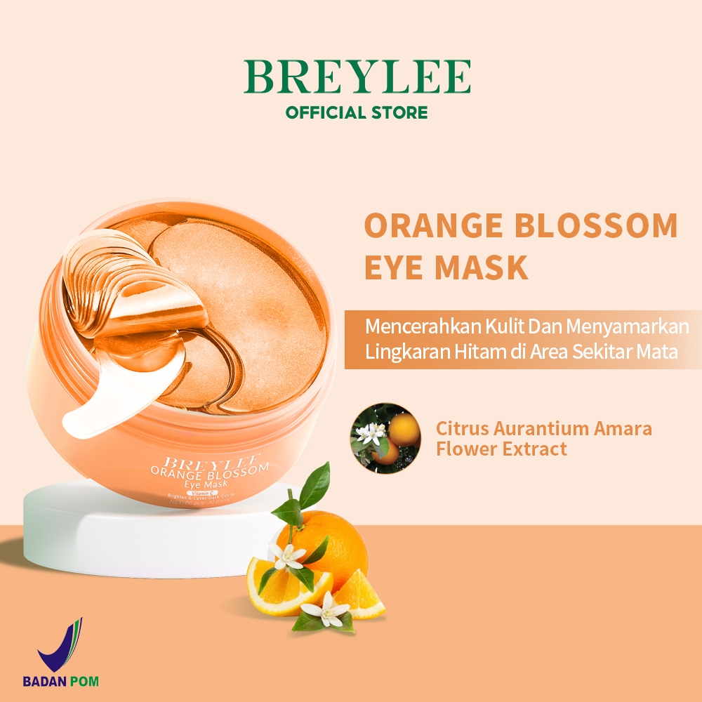 Jual BREYLEE Orange Blossom VC Eye Mask - Masker mata Whitening ...