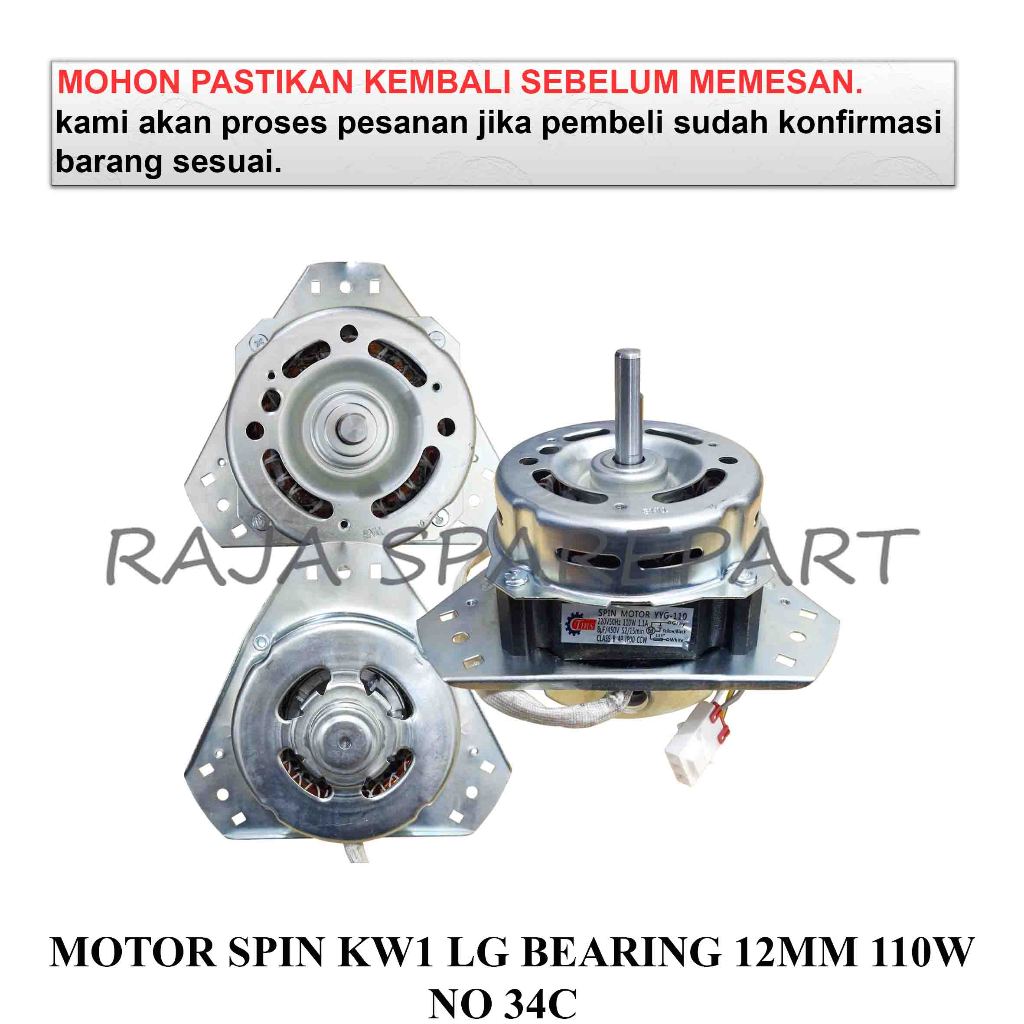 Jual MSLG1110 DINAMO PENGERING MESIN CUCI / SPIN / MOTOR SPIN KW1 LG ...