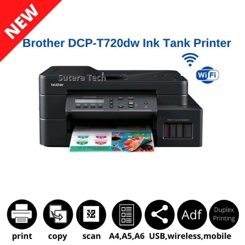 Jual BROTHER Printer DCP T720DW T720 DW Duplex Wireless Scan Copy | Shopee Indonesia