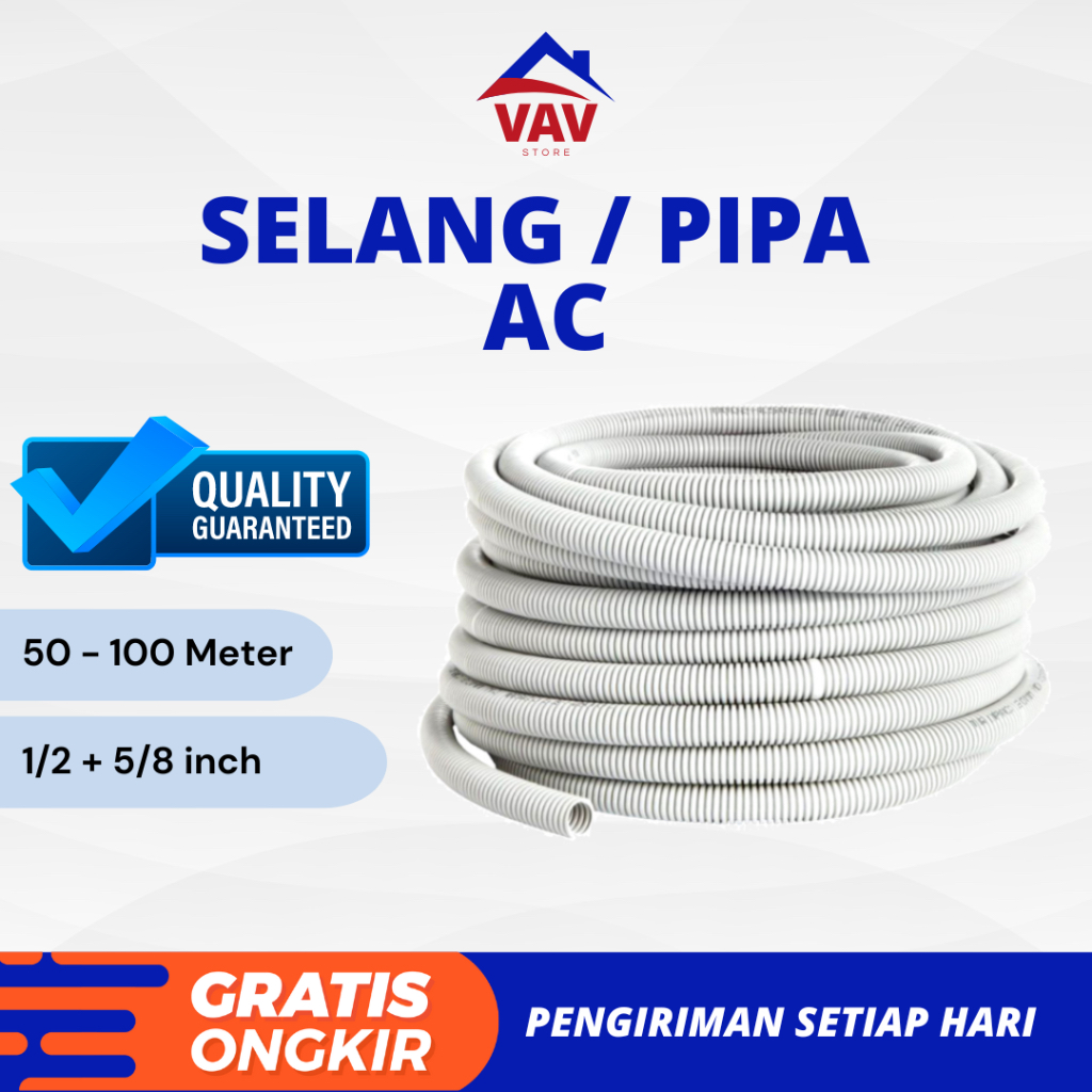 Jual Selang AC Pembuangan Air Premium / Selang Fleksibel Drain AC ...
