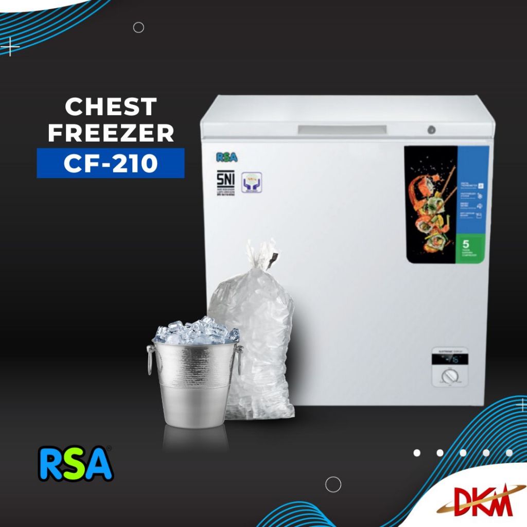 Jual Chest Freezer RSA CF-210/ Freezer Box 200Liter CF 210 RSA | Shopee ...