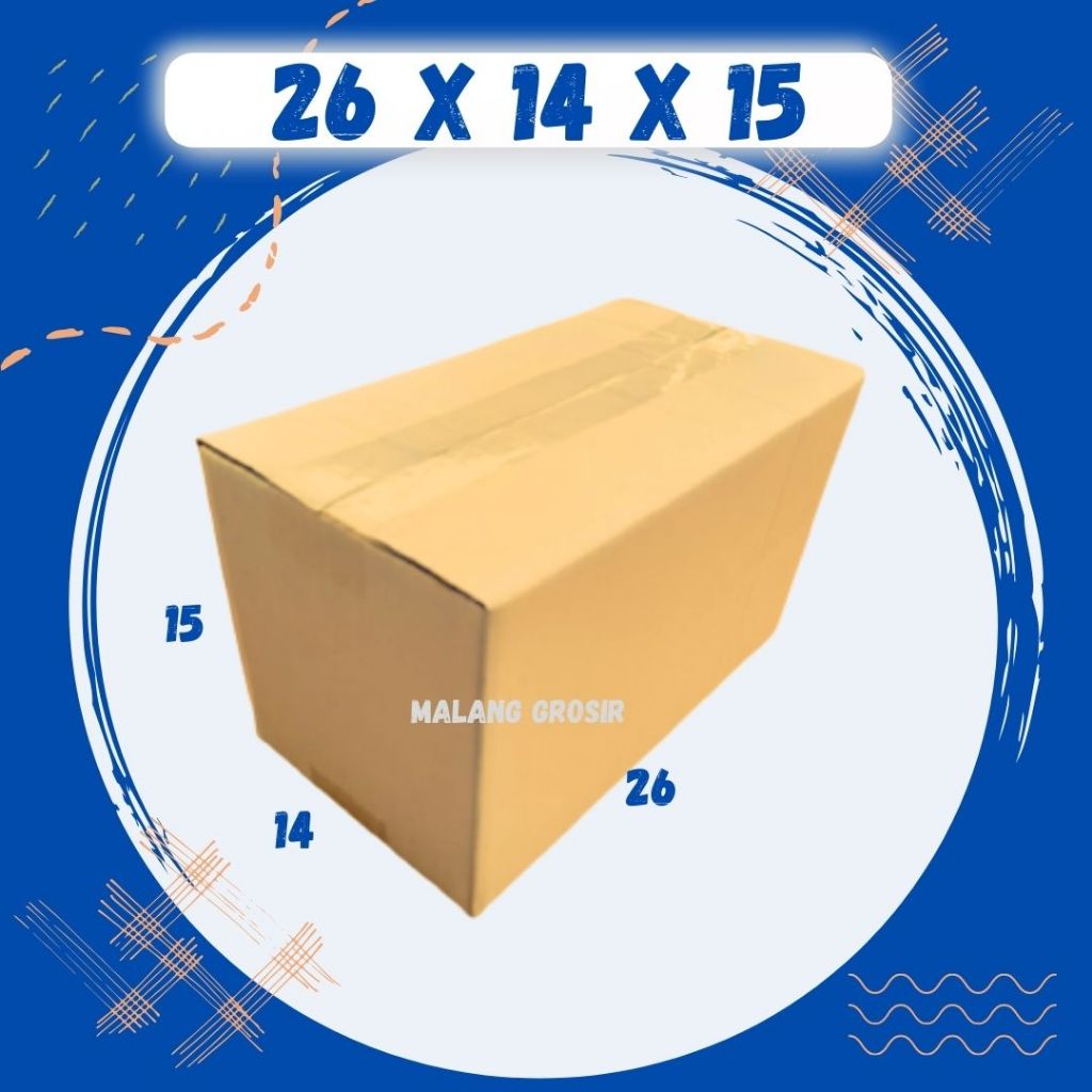 Jual Kardus AMDK 26x14x15 (24x120ml) Box Packing Karton Dus Kotak ...
