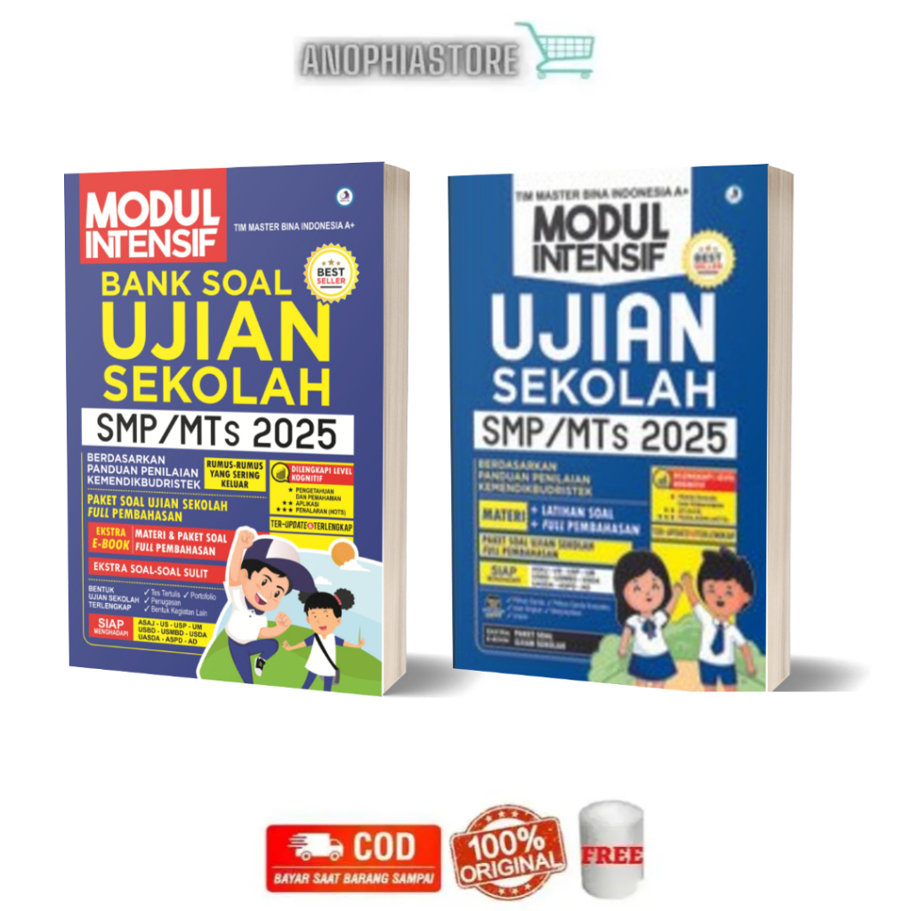 Jual Modul Intensif Bank Soal Ujian Sekolah SMP MTS 2025 | Shopee Indonesia