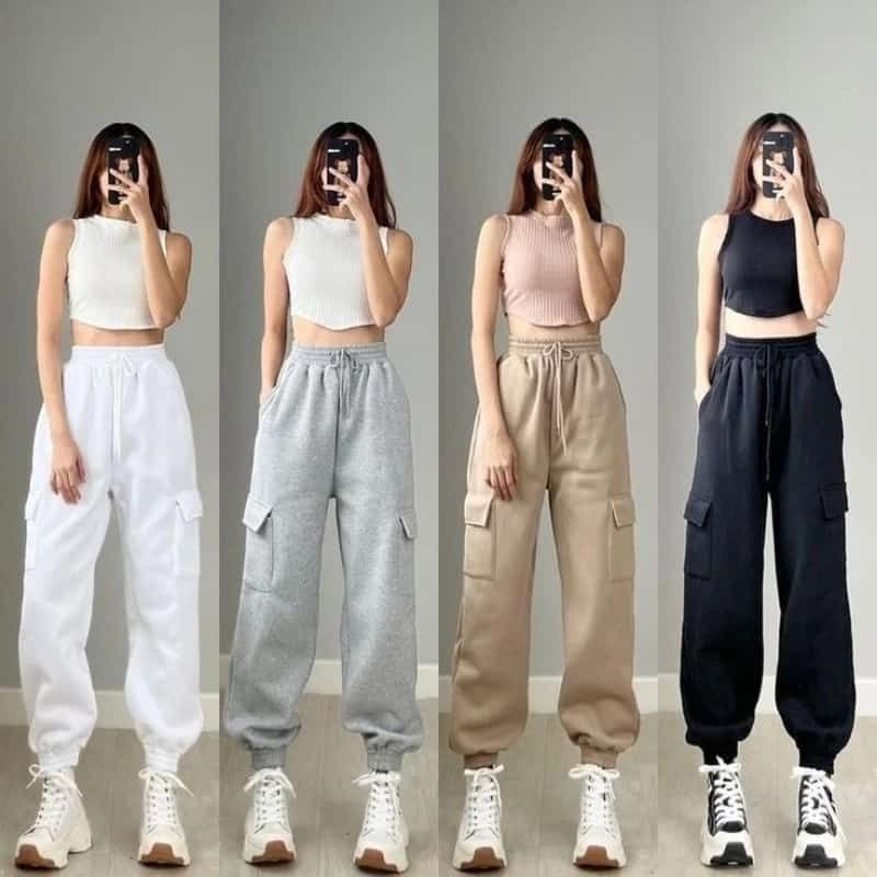 Jual JOCAR JOGGER CELANA PANJANG TRAINING OLAHRAGA PREMIUM FLEECE FREE ...