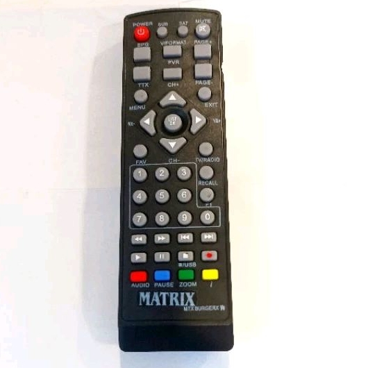Jual REMOT REMOTE SET TOP BOX DVB-T2 MATRIX APPLE KUNING - MATRIK ...