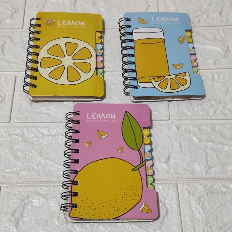 Jual Diary Lemon - Lemon Diary - Notes Kertas Berwarna - Diary Full ...