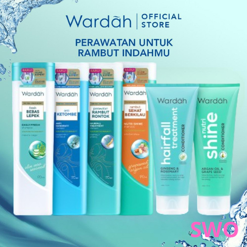 Jual Wardah Shampoo & Conditioner Original Hairfall Treatment / Anti ...