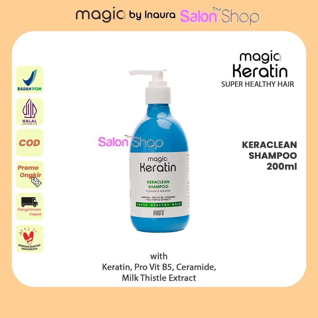 Jual THESALONSHOP | Inaura Magia Keraclean Shampoo 200ml | gdlb01 ...