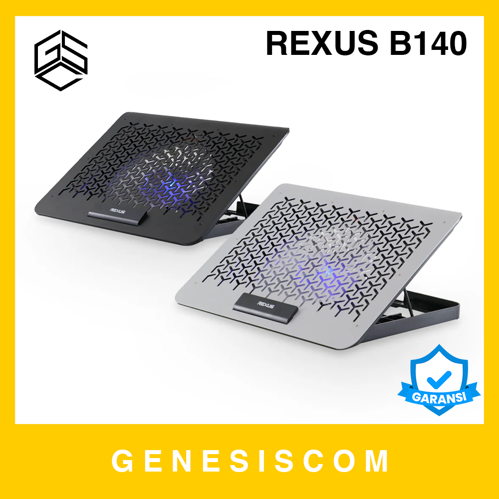 Jual Cooler Stand REXUS B140 Breeze Cooling Pad Laptop Holder Kipas ...