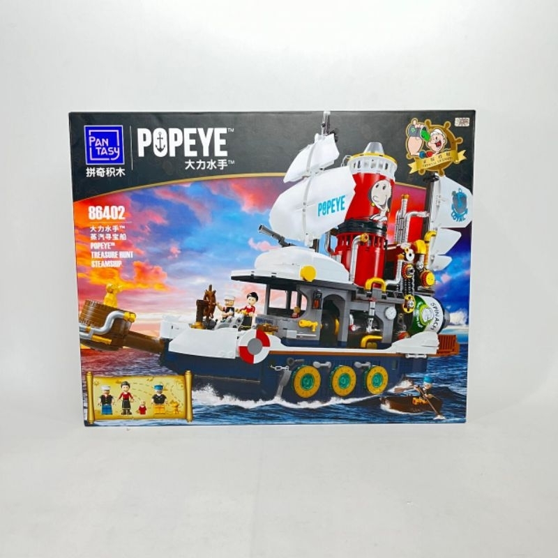Jual PanTasy Popeye The Sailor Man 86402 Olive Trasure Hunt Steamship ...