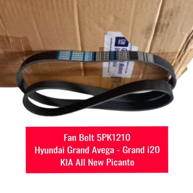 Jual Fan Van Belt Bel Vbelt 5PK1210 Hyundai Grand Avega Grand i20 Kia ...