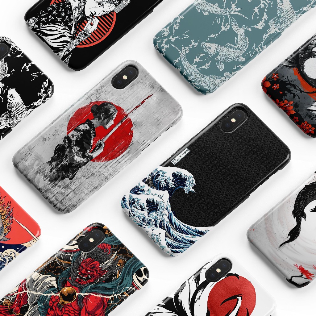 Jual Case Wave Geisha Koi Ryujin Japanese Art Japan Jepang Softcase ...