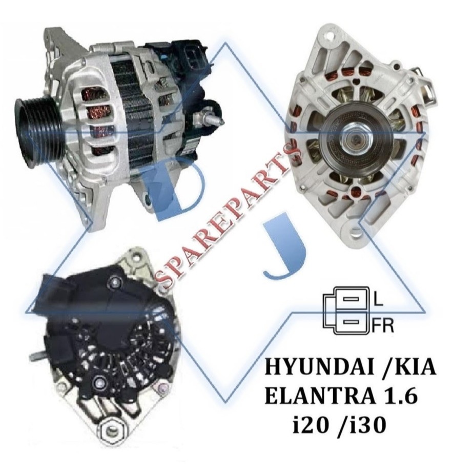 Jual ALTERNATOR GRAND AVEGA HYUNDAI I20 ELANTRA 1.6 EXCEL 3 PICANTO ...