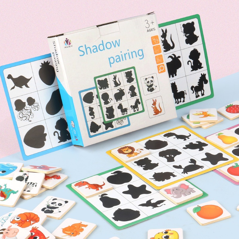 Jual Shadow Pairing Mainan Kreatif Anak Pencocokan Bayangan Edukatif ...