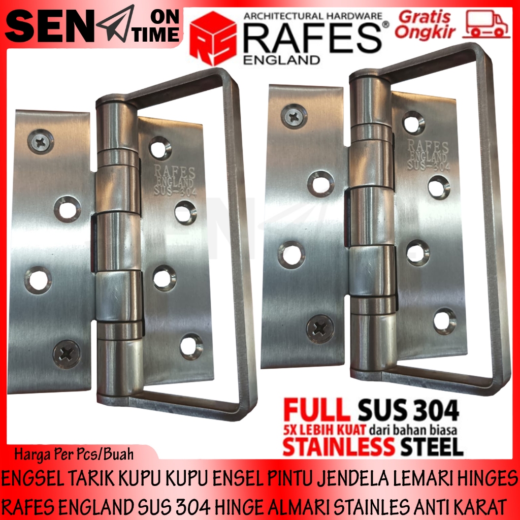 Jual Rafes Hinges England Sus 304 Kupu Engsel Stainless Pintu Tarik ...