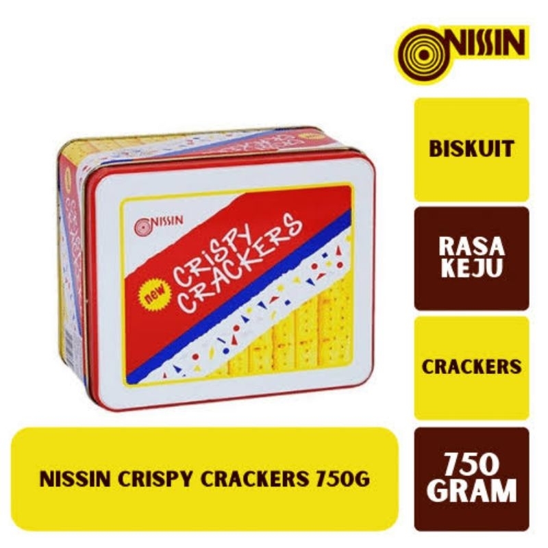 Jual Nissin Crispy Crackers Kaleng 750gr | Shopee Indonesia