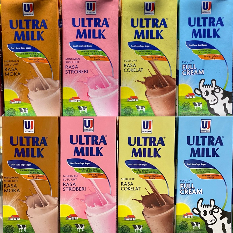Jual ULTRA MILK UHT FULL CREAM 250 ML | Shopee Indonesia