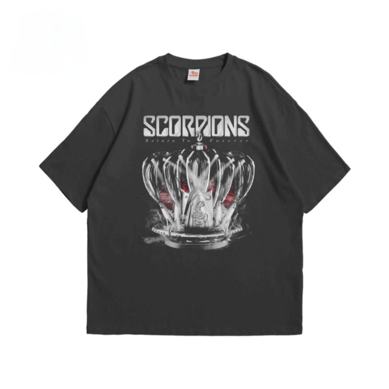 Jual KAOS BAND | SCORPIONS |COMBED 24s PREMIUM |BUILT UP (Tanpa Jaitan ...