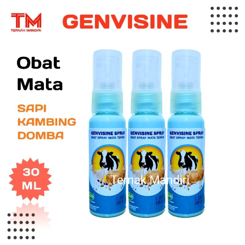 Jual GENVISINE SPRAY 30 ML OBAT MATA SAPI KAMBING DOMBA | Shopee Indonesia