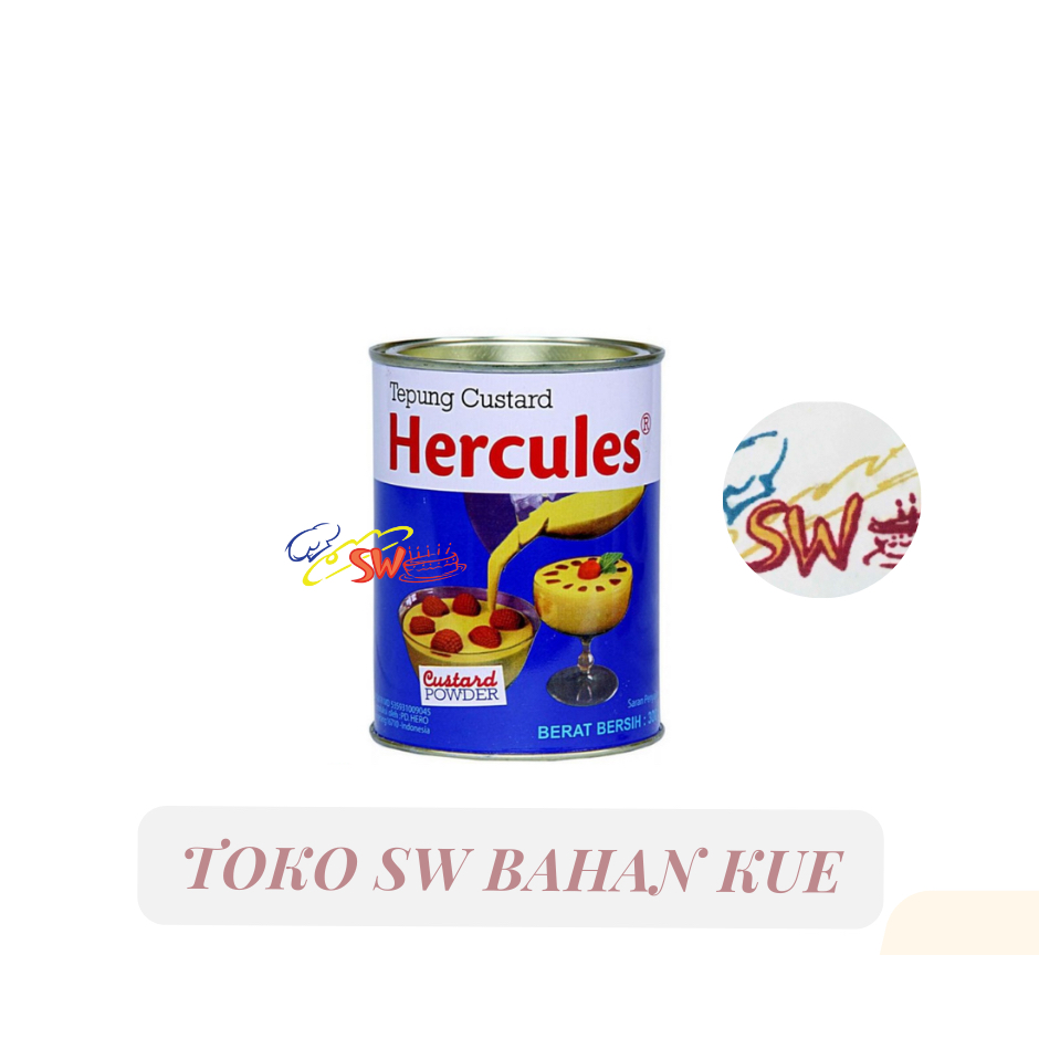 Jual HERCULES KALENG CUSTARD POWDER BUBUK 300 GR | Shopee Indonesia