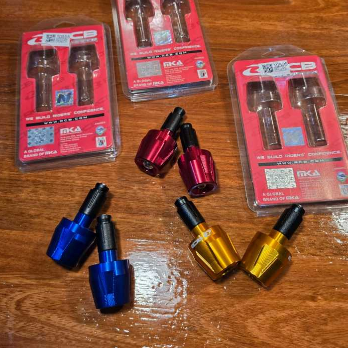 Jual (RCB) JALU STANG - HANDLE BAR END BALANCER M5 BAUT 12 GOLD RED ...