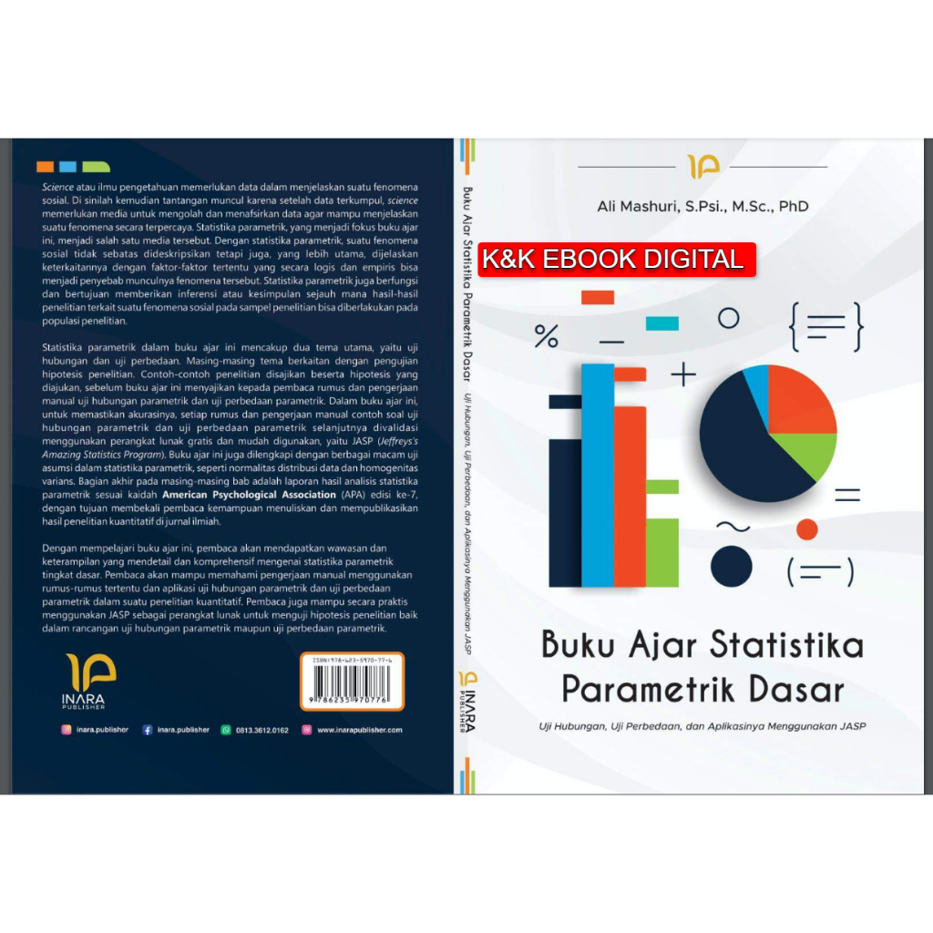 Jual (Pdf) Buku Statistika Parametrik Dasar (2023) | Shopee Indonesia