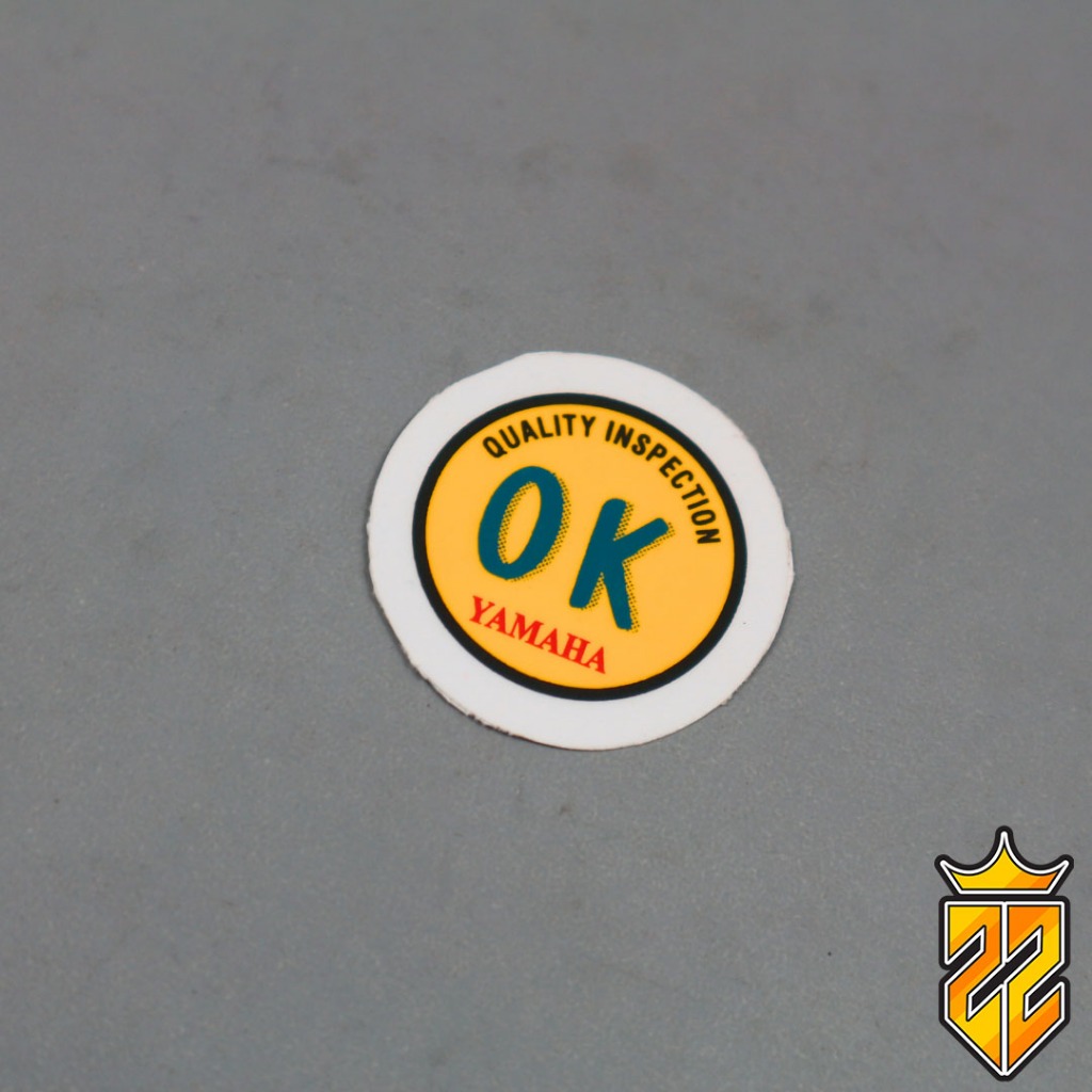 Jual STIKER LOGO OK QUALITY CONTROL YAMAHA | Shopee Indonesia