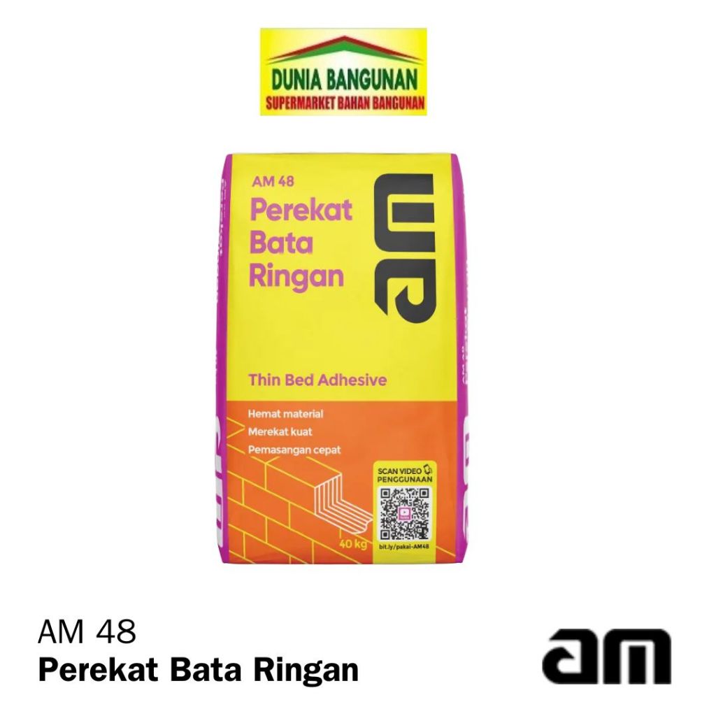 Jual Semen AM 48 Perekat Bata Ringan 40 Kg | Shopee Indonesia