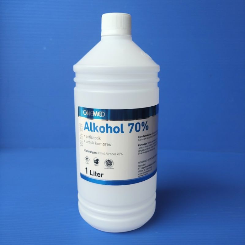 Jual Alkohol 70% 1Liter Onemed Alkohol 70 Persen 1 Liter | Shopee Indonesia