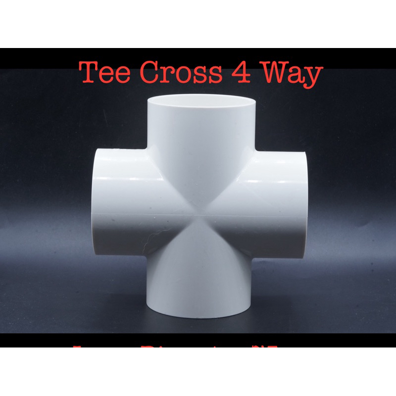 Jual Fitting 4 Arah Way Tee T Cross White Inner Diameter 75mm 75 mm for ...