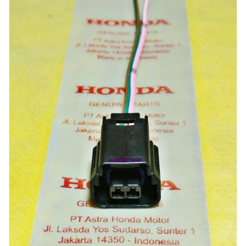 Jual Soket sensor ECT EOT suhu panas engine oil temperatur pin 2 Honda ...