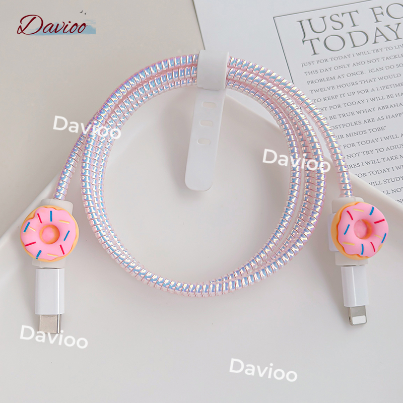 Jual 1 Set 4 item Pelindung Kabel Charger Kabel Data Kawat Kabel Data ...
