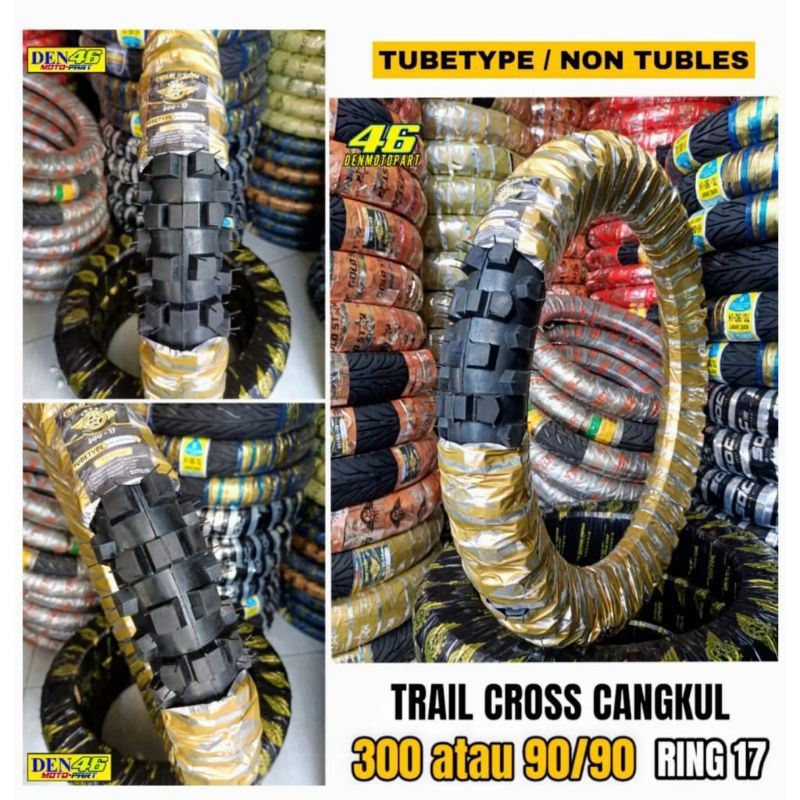 Jual BAN CROSS RING 17 Ukuran 300 ban cross r17 ban motor bebek vixsen ...