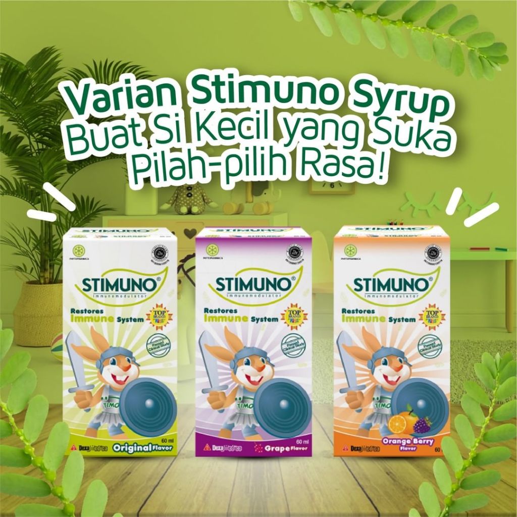 Jual Stimuno Anak Rasa Original 60 ml Peningkat Imun Anak Obat Sirup ...