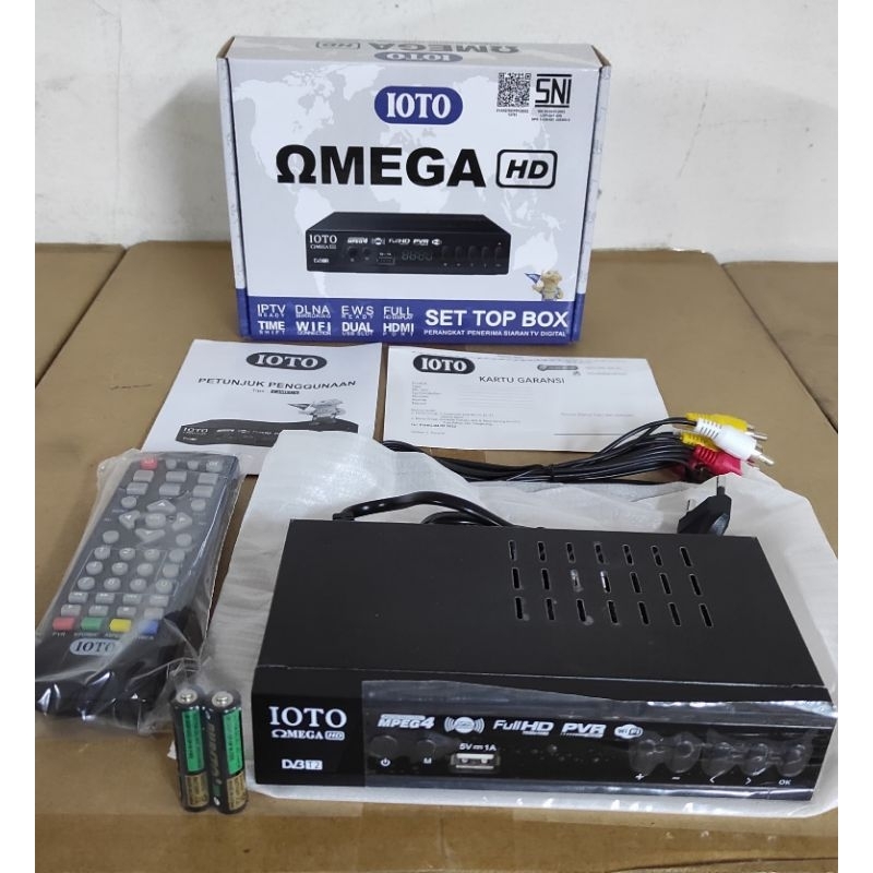 Jual READY STOK PROMO STB IOTO OMEGA DVBT2 HD Best Seller Murah SET TOP ...
