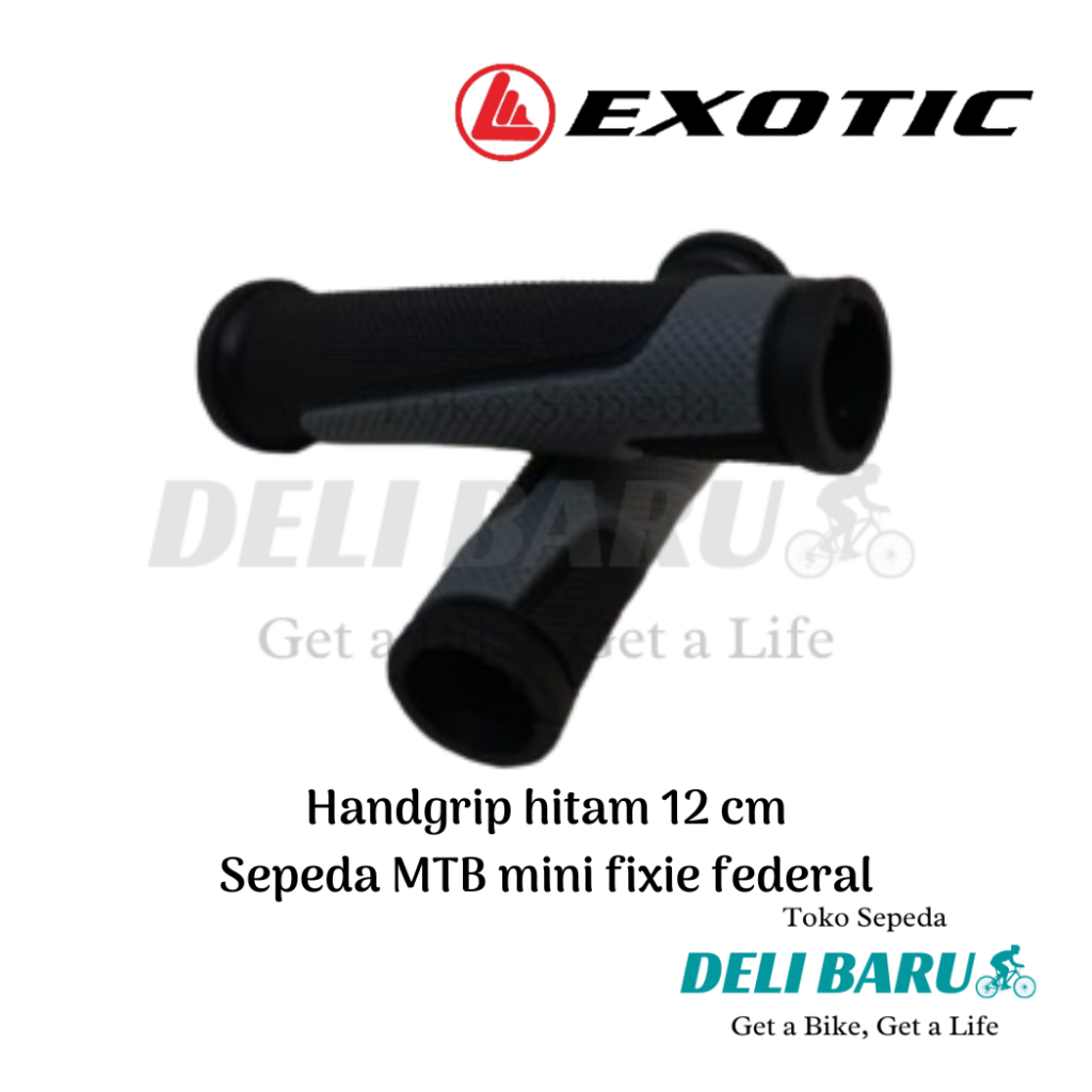 Jual Exotic Handgrip sarung stang hand grip warna hitam abu hamfat ...