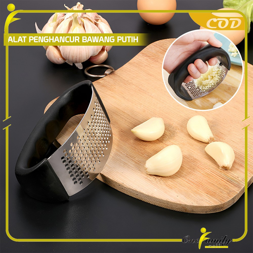 Jual ONE-C1020 Garlic Press Crusher Serbaguna / Alat Penghancur Bawang ...