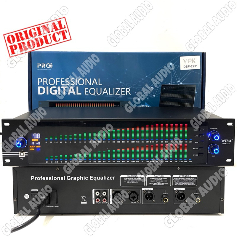 Jual Equliser Digital VPK DSP 2231 Original Equalizer Digital VPK2231 Vpk Dsp2231 ( 2x31 band ...