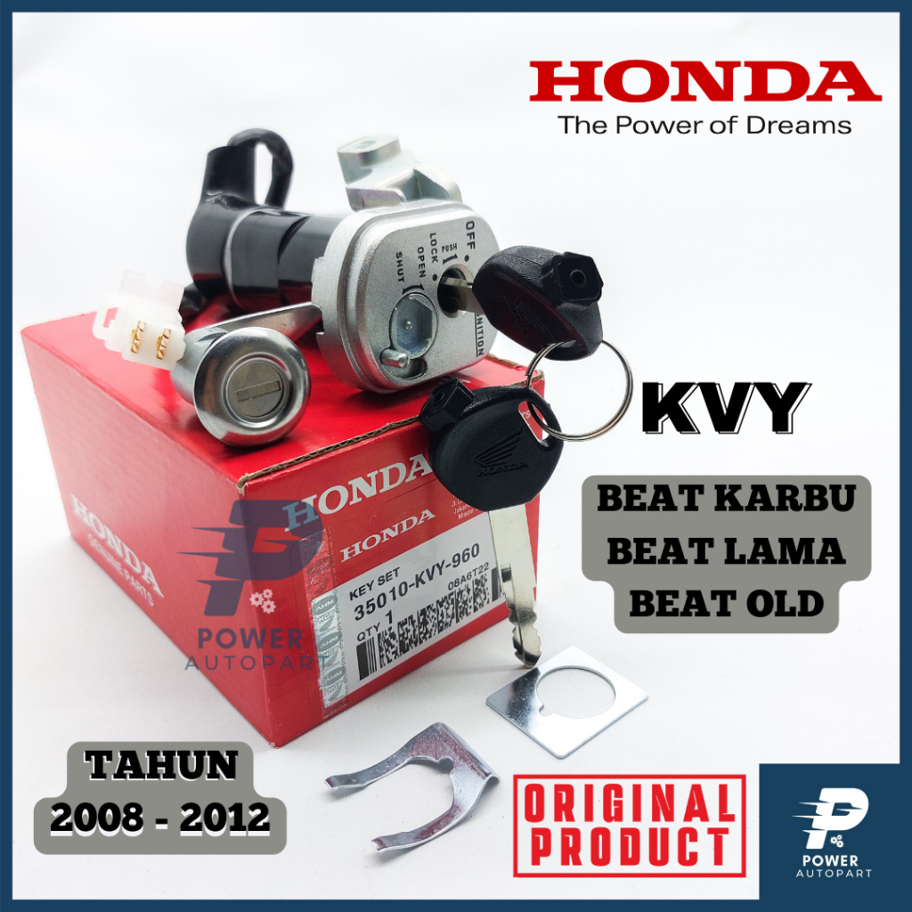 Jual KUNCI KONTAK KVY HONDA BEAT KARBU OLD LAMA ORIGINAL PASTI PRESISI ...