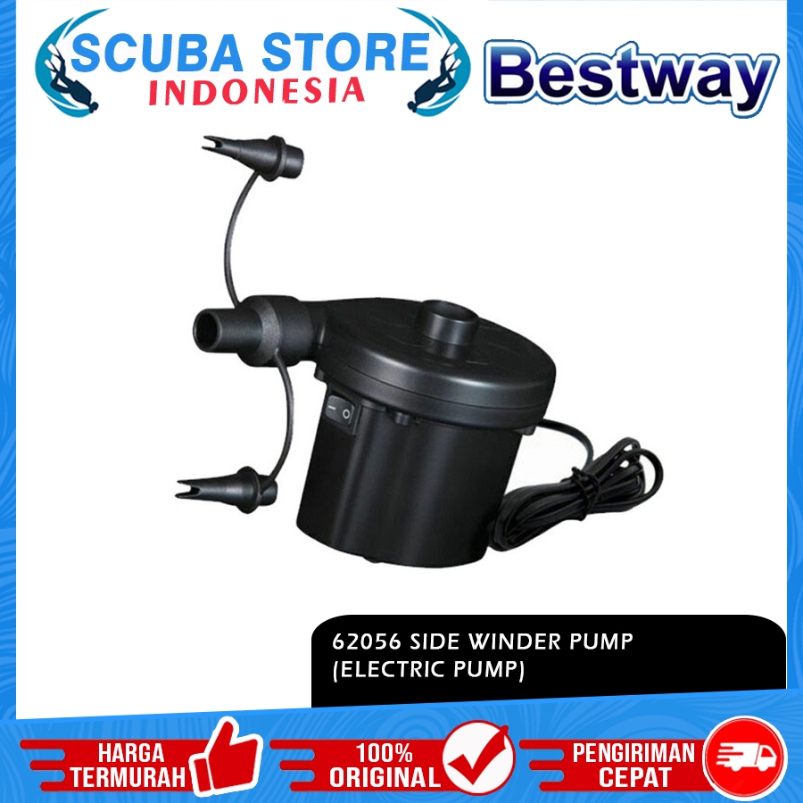 Jual Electric Pump Bestway Side Winder Pompa Angin Listrik Portable Ban Pelampung Buoy Anak ...