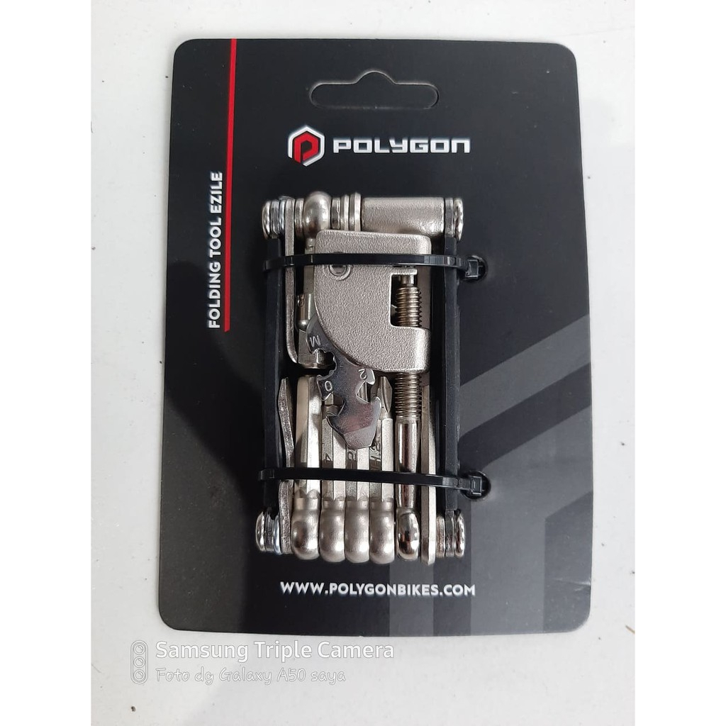 Jual TOOL / TOOLS / Folding Kunci L lipat POLYGON EZILE 18 in 1 ...