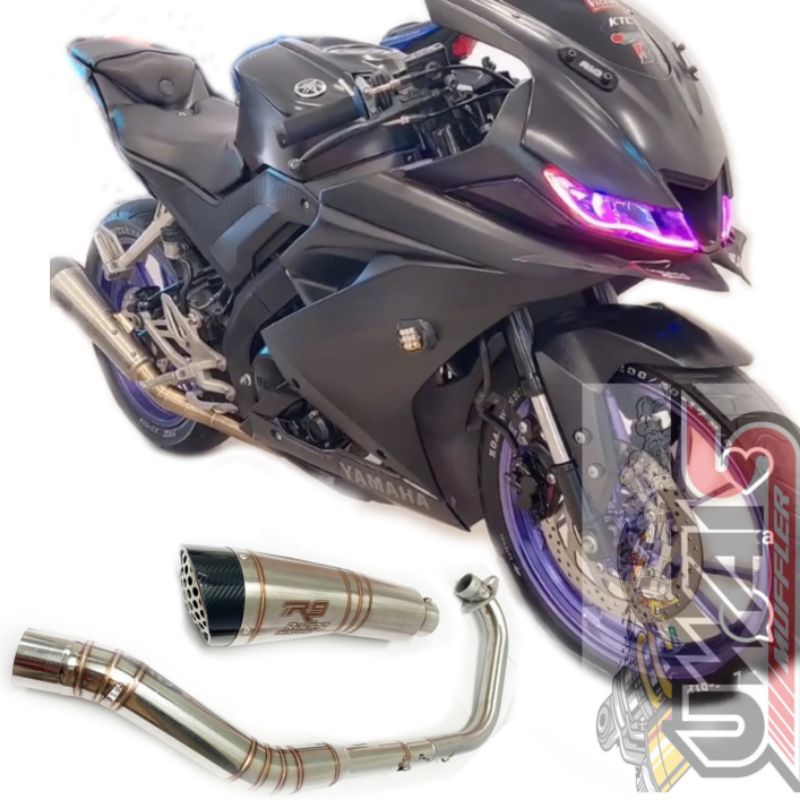 Jual Exhaust R15 v3 v4 Ekzos r15 v3 v4 FULL SYSTEM R9 | Shopee Indonesia