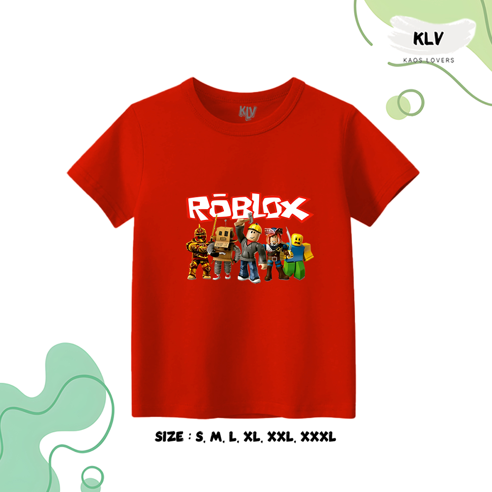 Jual Kaos Anak Unisex Gambar R0blox Gang Original Distro 30s Sablon ...