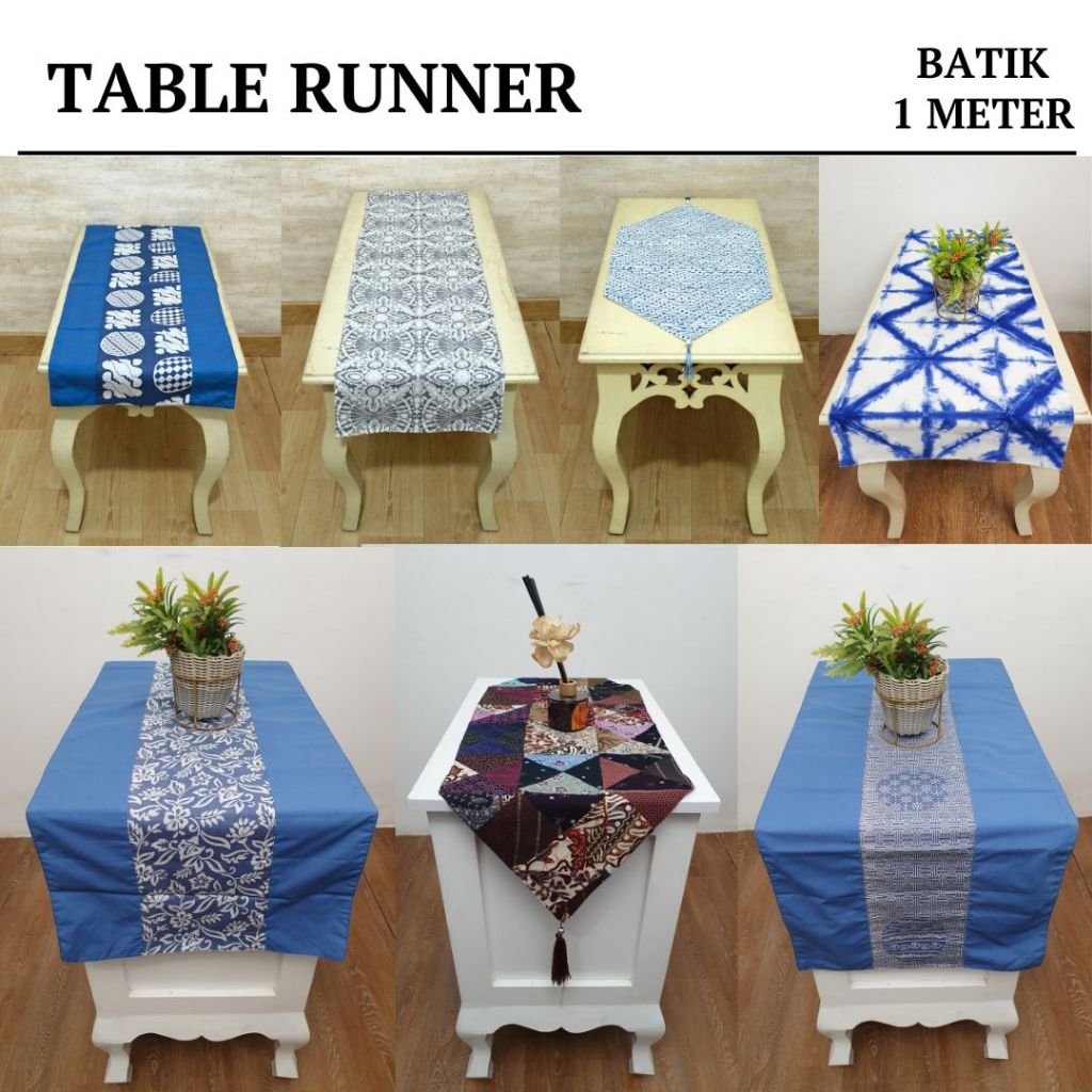 Jual Table Runner / Bed Runner Batik Ukuran 1 Meter | Shopee Indonesia
