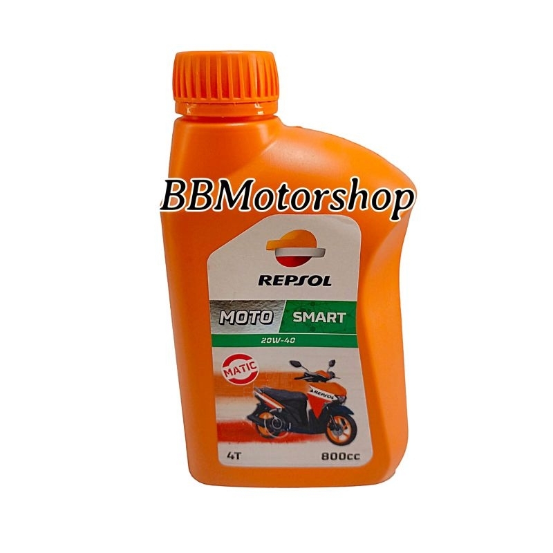 Jual OLI MOTOR REPSOL MOTO SMART MATIC 20W-40 800 ML | Shopee Indonesia