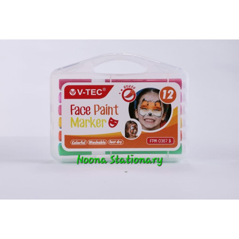 Jual Cat Muka V-Tec / Cat Wajah Vtec / Face Paint Marker V-tec / Cat 17 ...