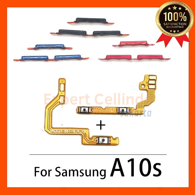 Jual 1 Set Flexible On Off Volume + Tombol Luar Samsung A10s A107 A107F | Shopee Indonesia